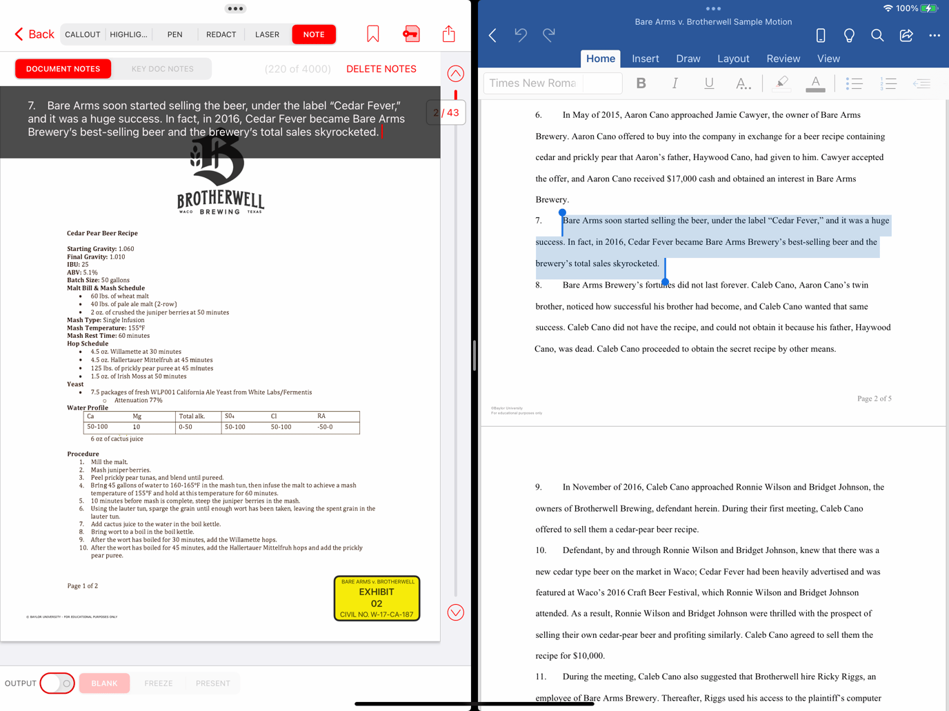 How do I use Multitasking and Split View with the LIT SUITE apps?